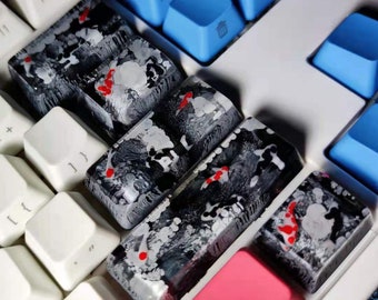 Pink Esc Koi Keycap - Etsy