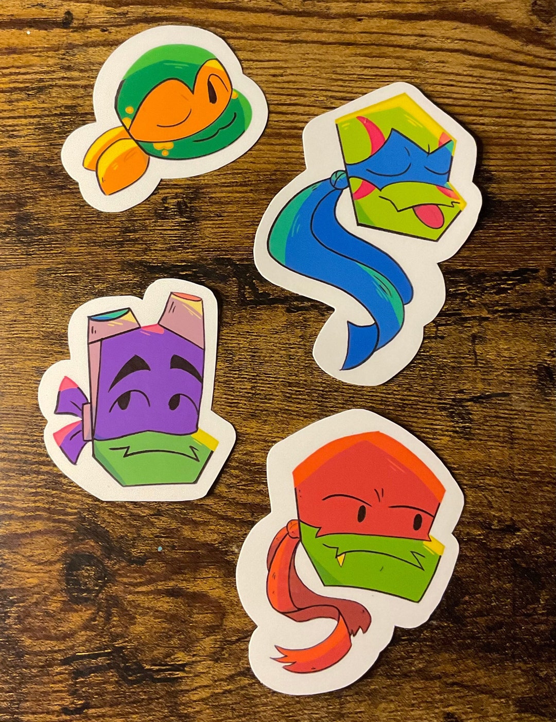 ROTTMNT Inspired Vinyl Stickers - Etsy