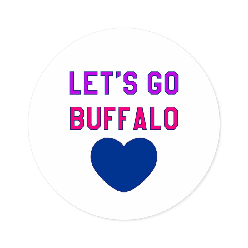 Let's Go Buffalo STICKER DECAL - Etsy