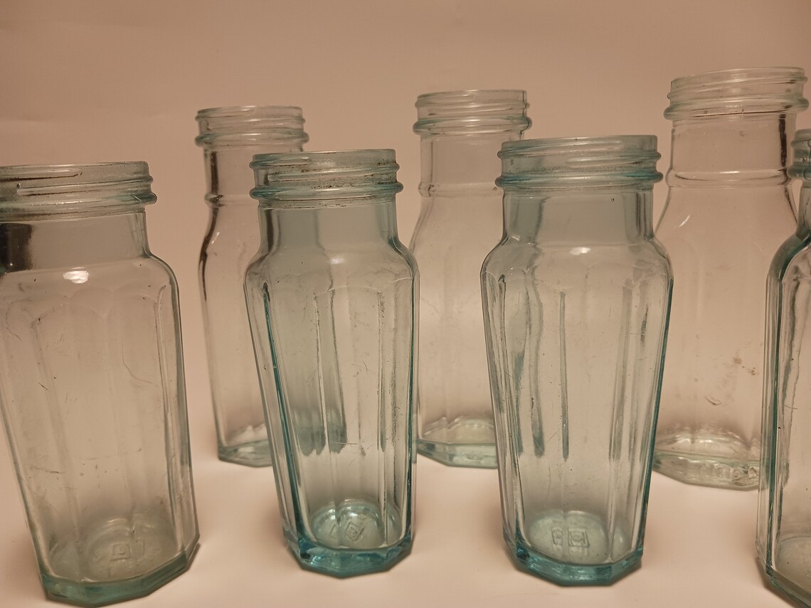 Vintage Aqua Blue Heinz Bottles, C. 1880-1940s. FREE SHIPPING - Etsy