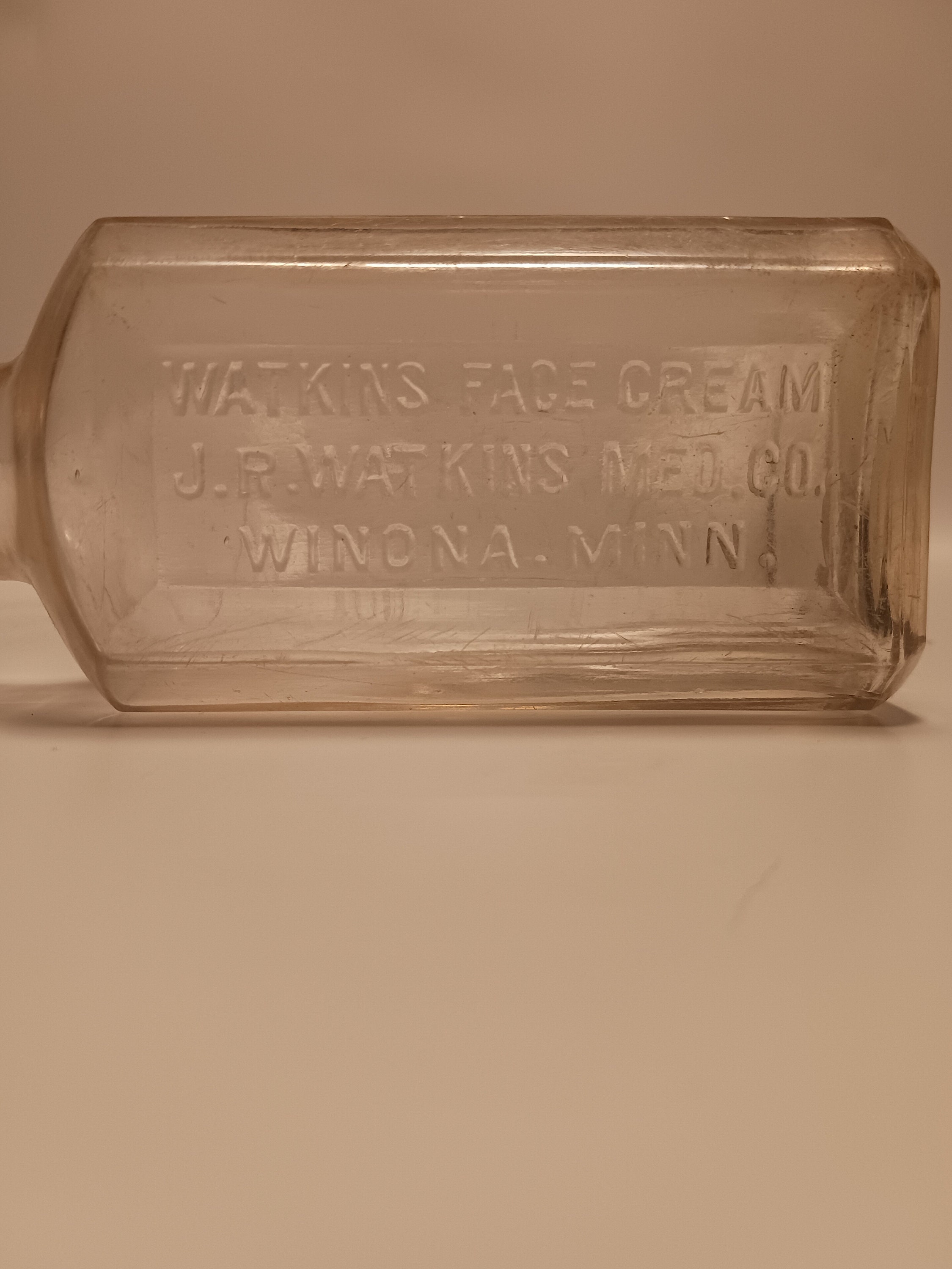 Rare Antique Watkins Face Cream Bottle, Winina, Minn. 1890s - Etsy