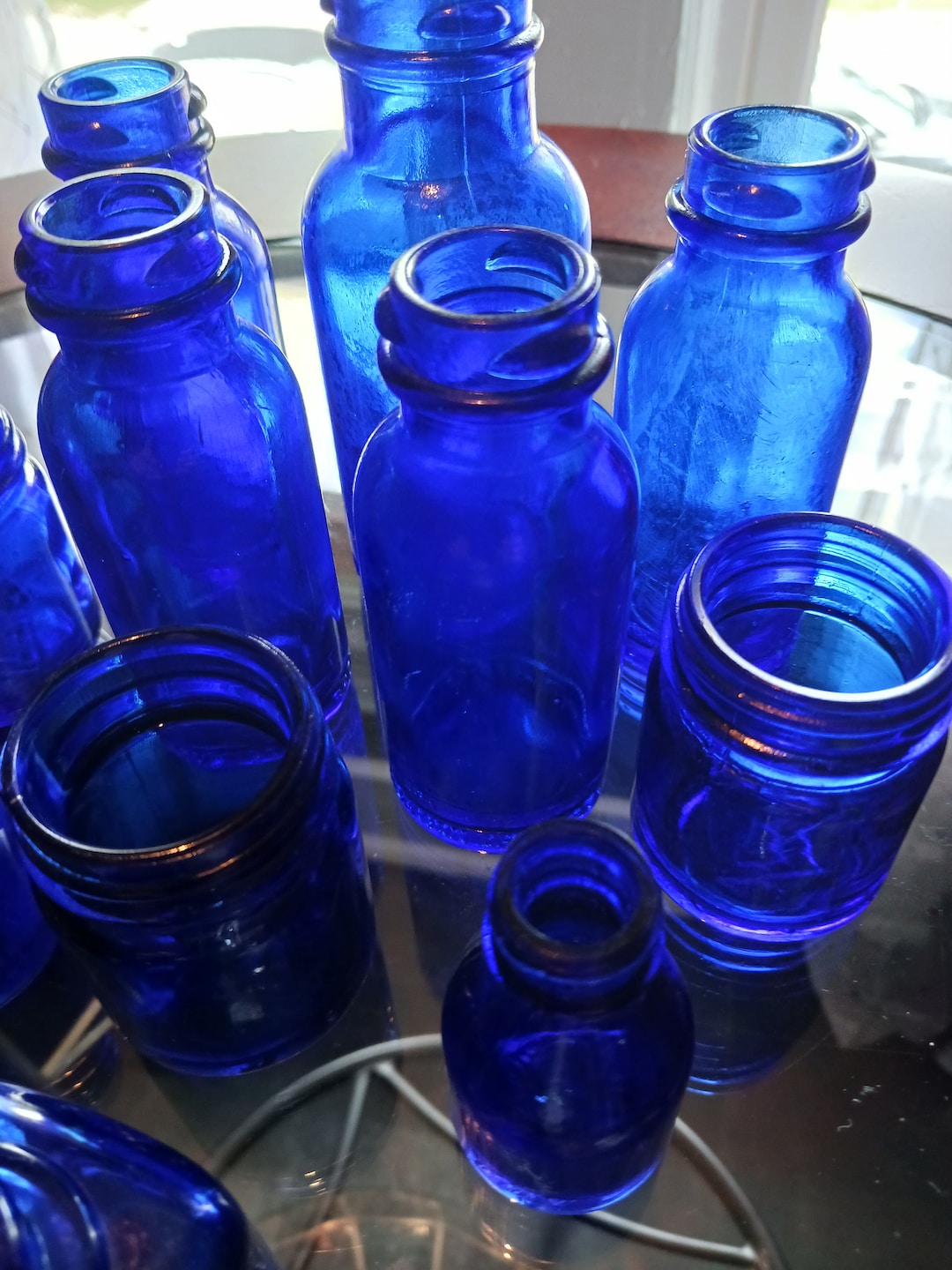 Vintage Antique Cobalt Blue Bottles 1890s-1940s. Lot of 8 - Etsy