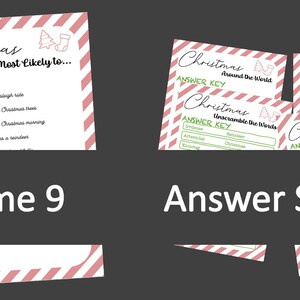 Printable Christmas Games Bundle Printable Christmas Activities Bundle ...