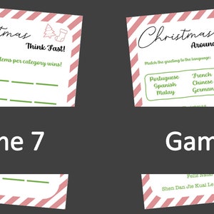 Printable Christmas Games Bundle Printable Christmas Activities Bundle ...