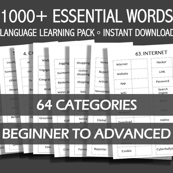 Language Learning - Etsy