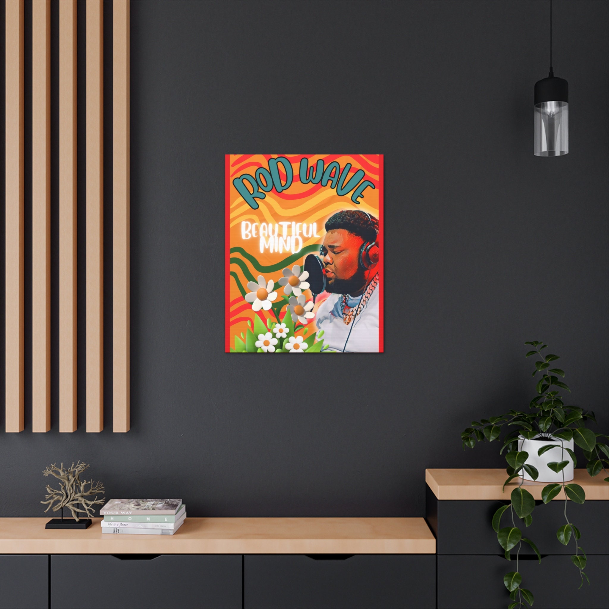 Colorful Rod Wave Custom Album Cover, Digital Art, HipHop Cover Art ...