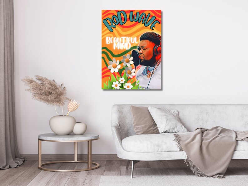 Rod Wave Digital Poster, Rod Wave, Music, Wall Art, Digital Art, Rod ...