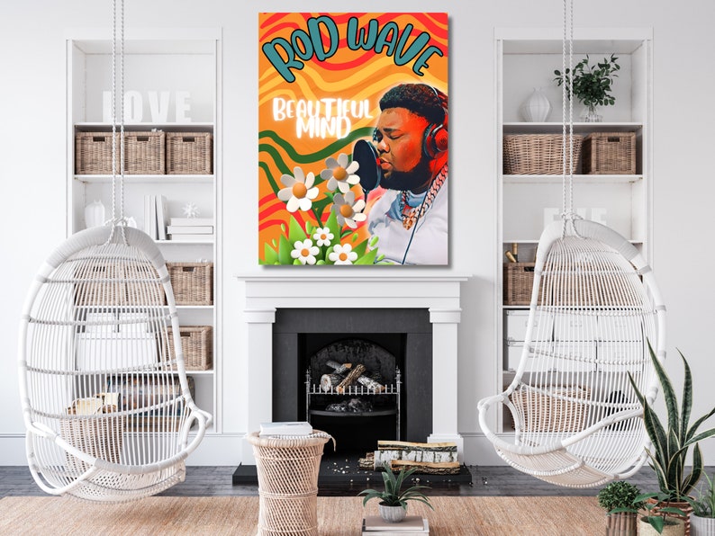 Rod Wave Digital Poster, Rod Wave, Music, Wall Art, Digital Art, Rod ...