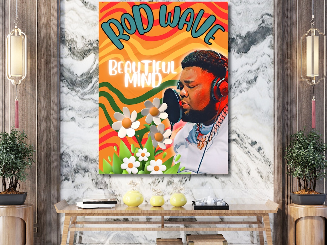 Rod Wave Digital Poster, Rod Wave, Music, Wall Art, Digital Art, Rod ...