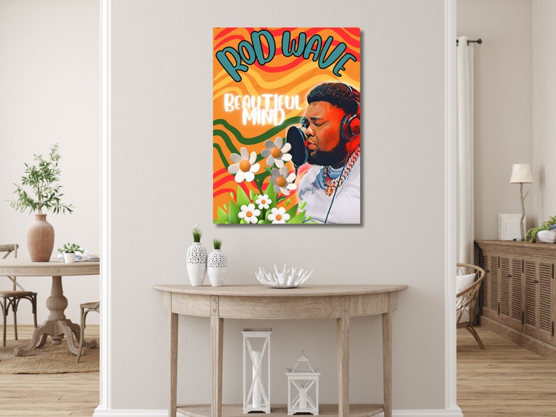 Rod Wave Digital Poster, Rod Wave, Music, Wall Art, Digital Art, Rod ...