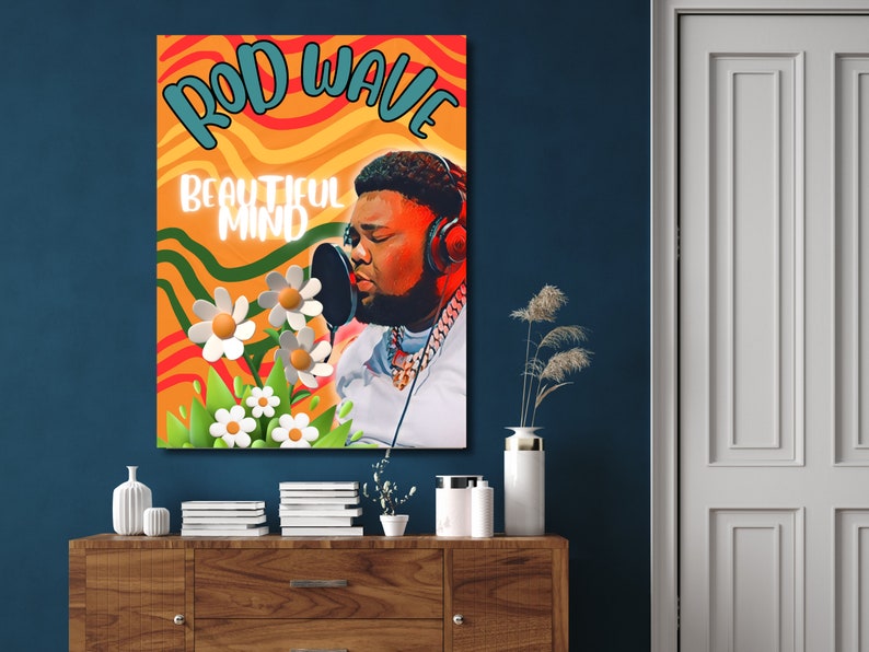 Rod Wave Digital Poster, Rod Wave, Music, Wall Art, Digital Art, Rod ...