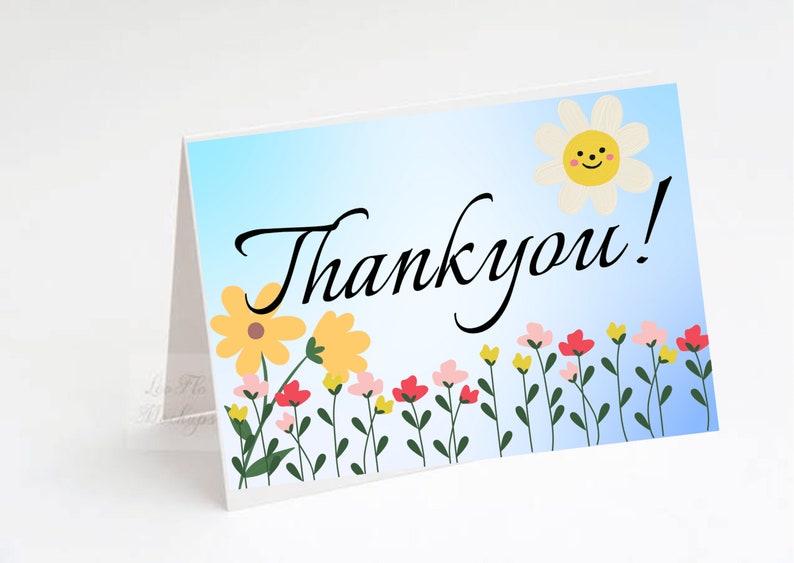 Sending Warm Thanks: Elegant Thank You Card With Customizable - Etsy