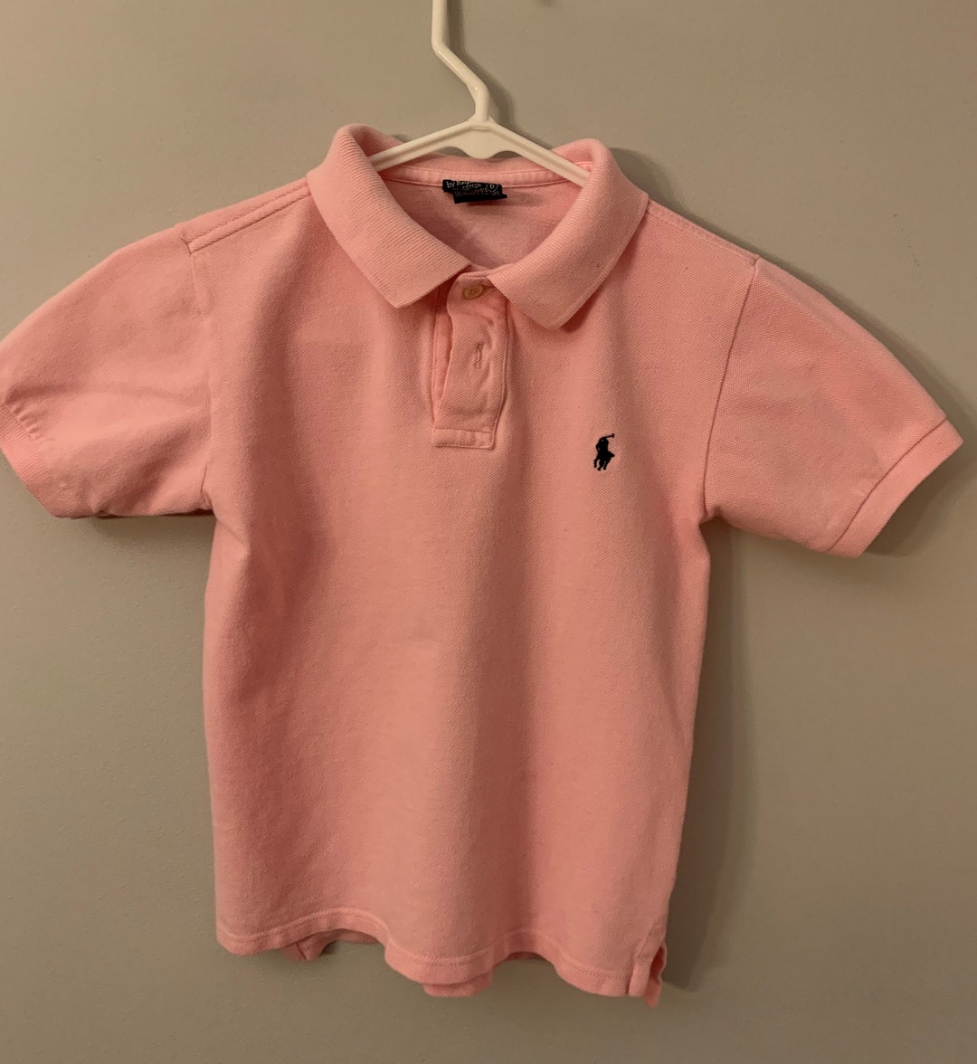 Girl's Light Pink Polo Shirt - Etsy