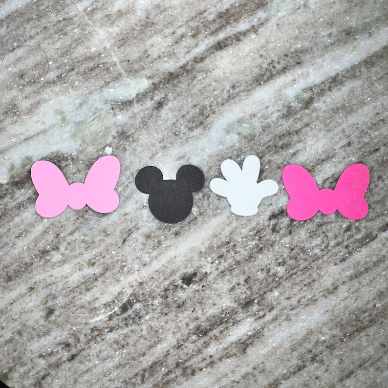 Minnie Mouse Confetti, Minnie Mouse Table Scatter, Birthday Confetti ...