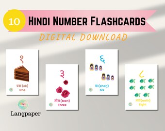 Printable Alphabet and Numbers Flashcards - Etsy