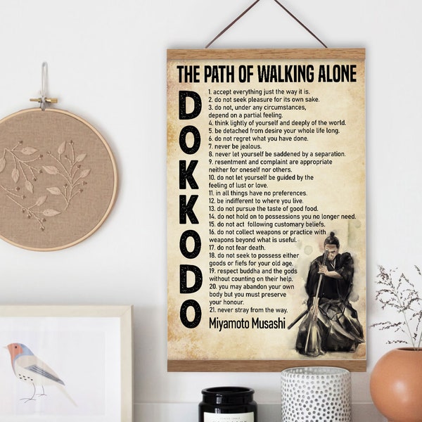Dokkodo Poster - Etsy