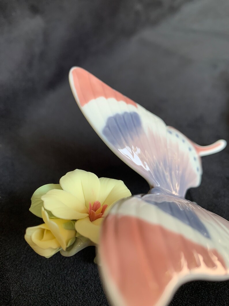 LLADRÓ A Moments Rest Butterfly Figurine Made in Spain - Etsy