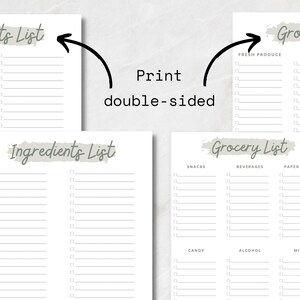 Printable Party Food Planner, Event, Host, Party Food Checklist, Party ...