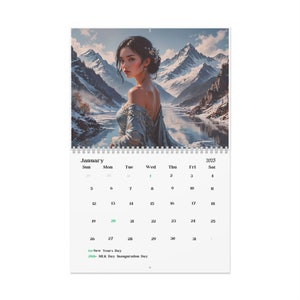 Women Heritage Pride Wall Calendars, Alternative Cover Wall Calendar ...