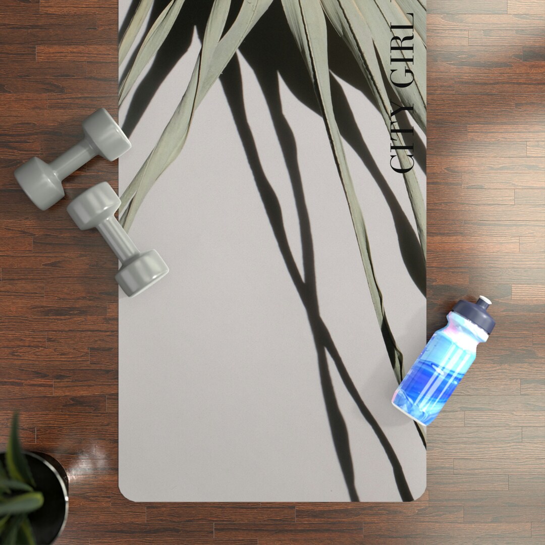 Aesthetic Yoga Mat Palm Leaf Yogi Meditation Birthday - Etsy