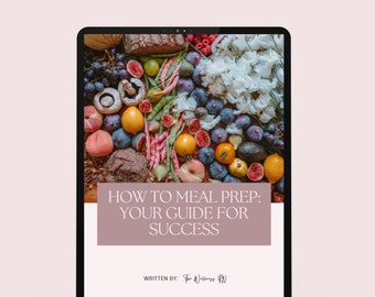 Printable Meal Planning & Prep Guide - Etsy