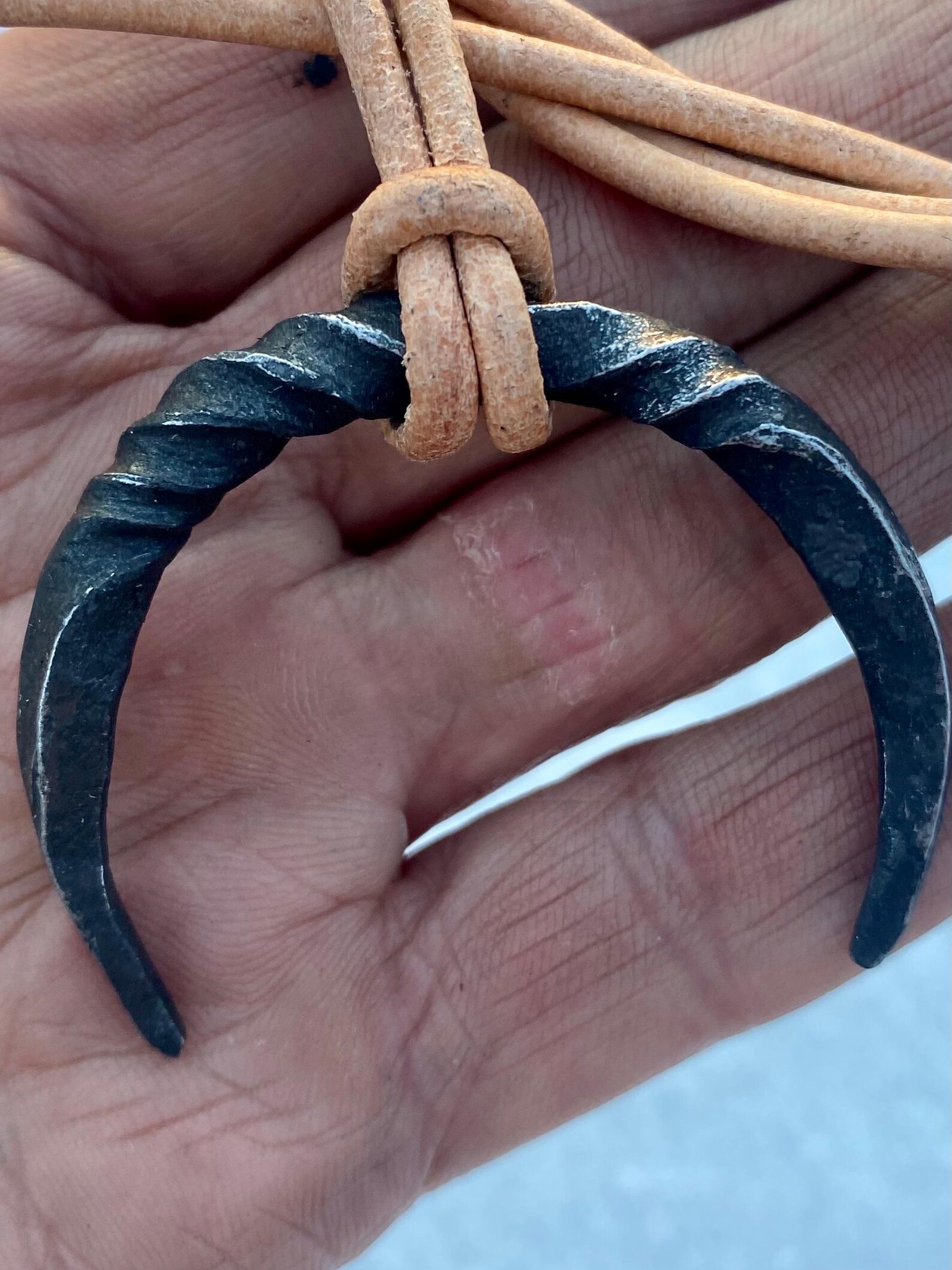 Horn, Moon, Viking, Norse, Forged, Iron, Blacksmith - Etsy