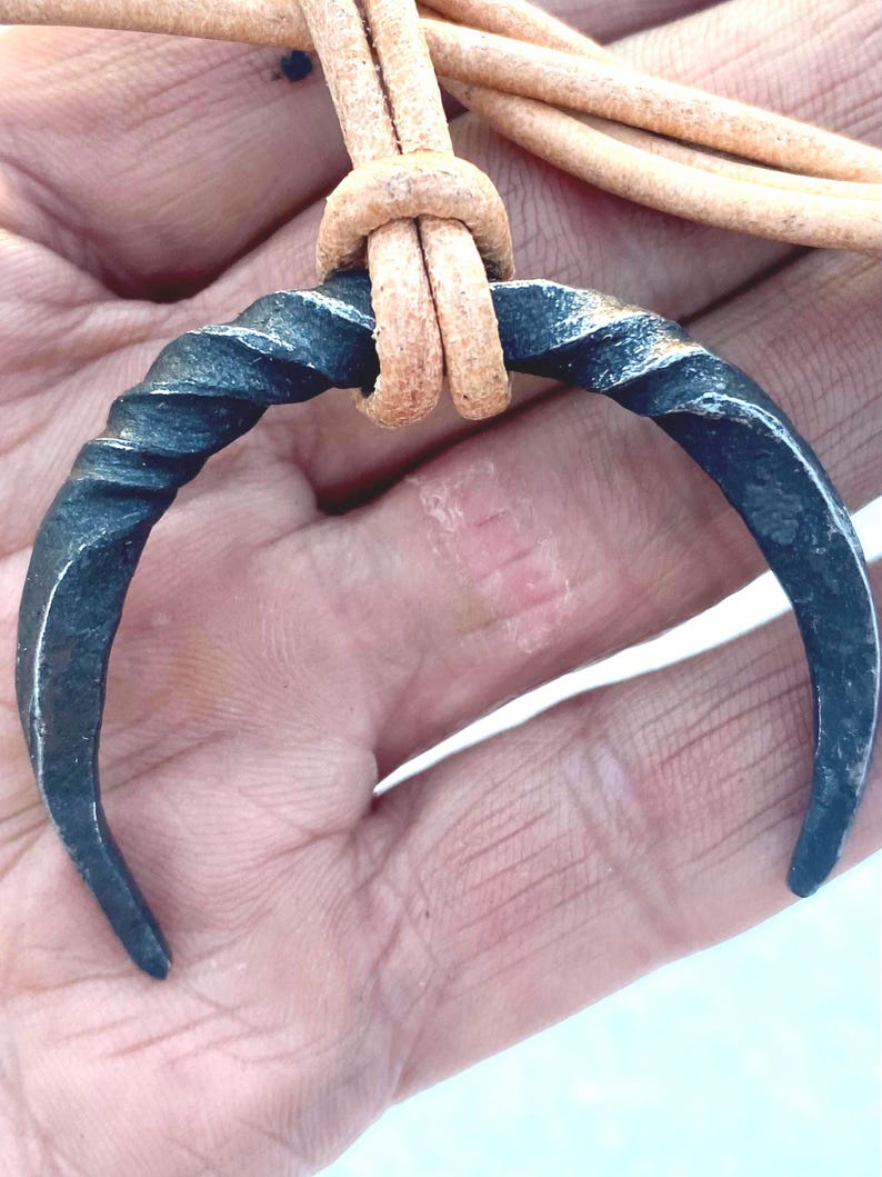 Horn, Moon, Viking, Norse, Forged, Iron, Blacksmith - Etsy