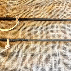 Steak Meat Bacon Turner Flipper Hook Traditional Forged Iron Blacksmith ...