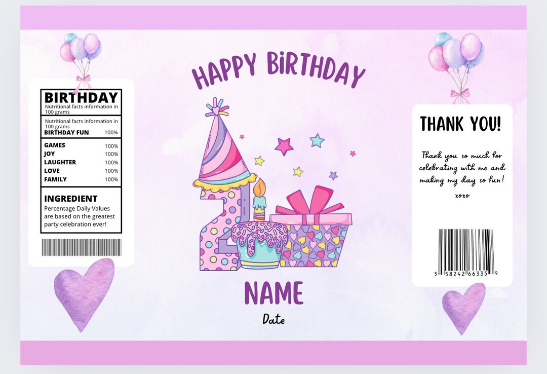 Chip Bag Party Favor Cover - SVG FILE - Etsy