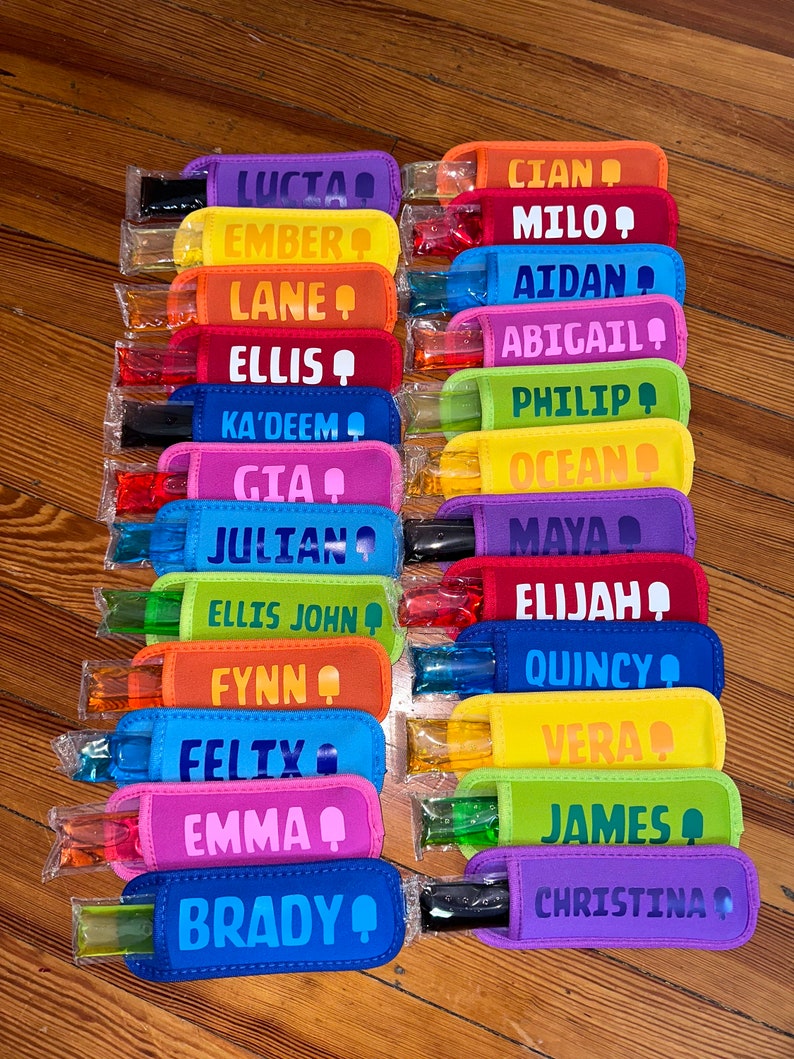Personalized Popsicle Holders - Etsy