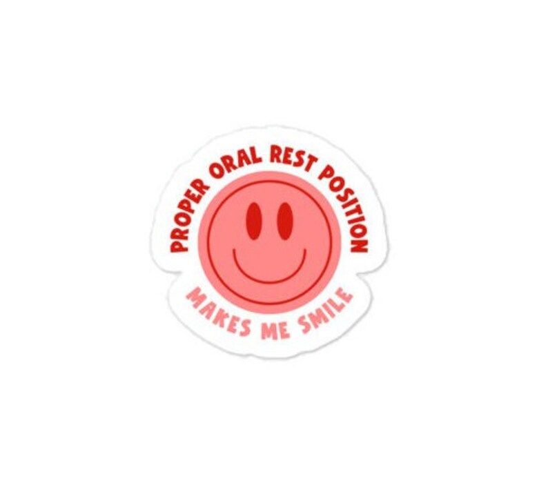 Orofacial Myofunctional Therapist OMT Oral Rest Sticker - Etsy