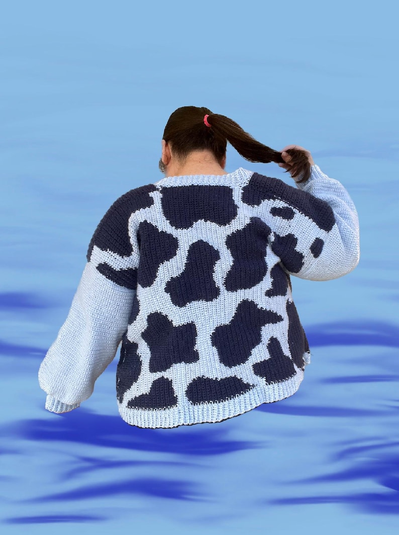 Cow Print Crochet Pattern (chart&written) - Etsy