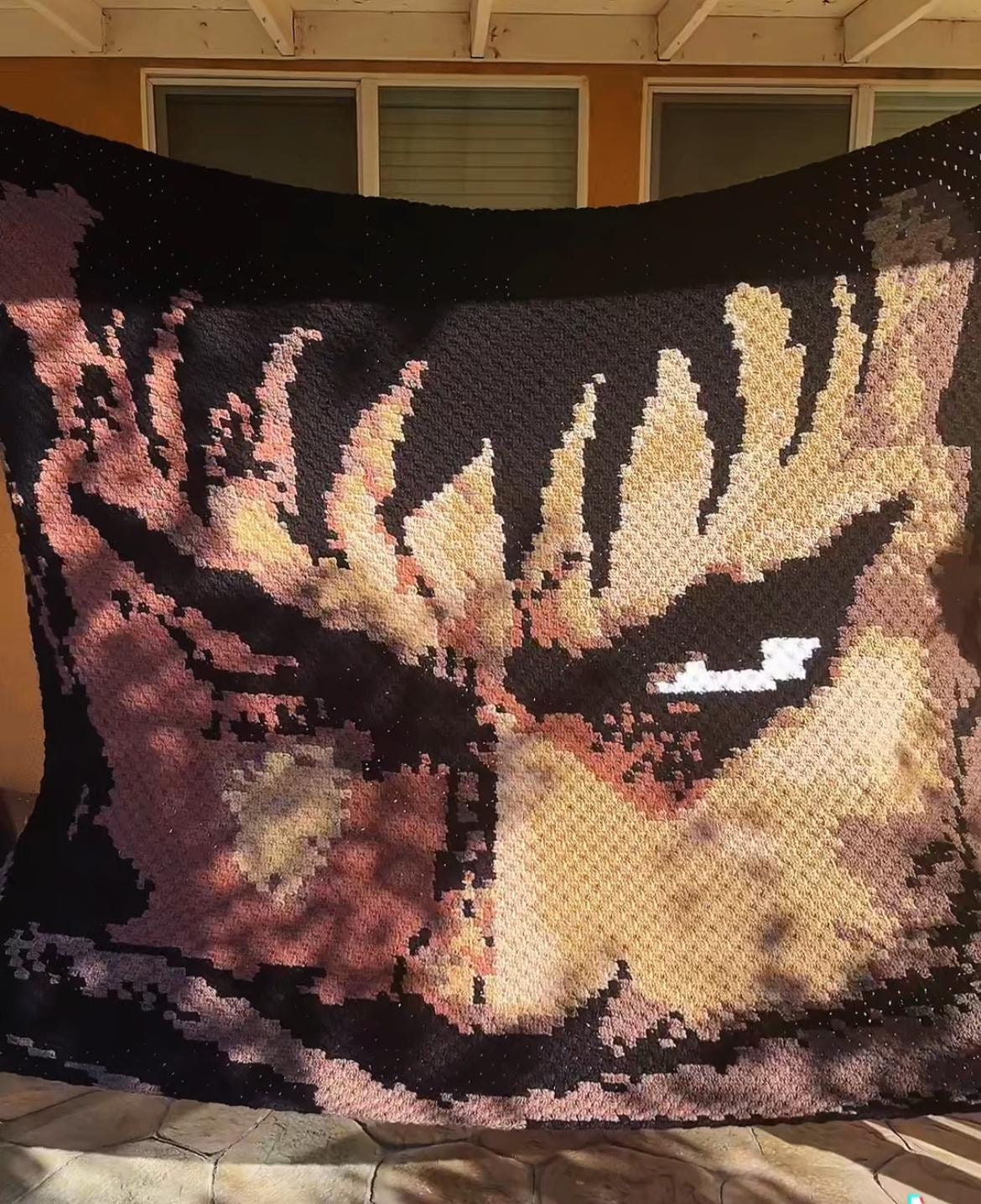 Berserk Guts Crochet Blanket - Etsy