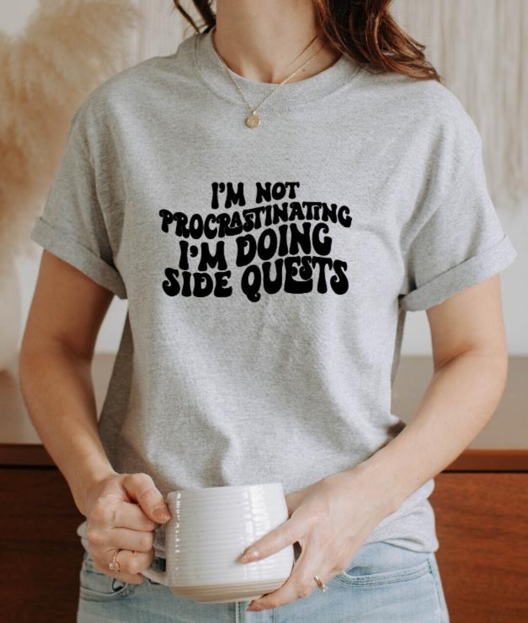 Funny Gamer T-shirt: I'm Doing Side Quests, Comfort Tee - Etsy
