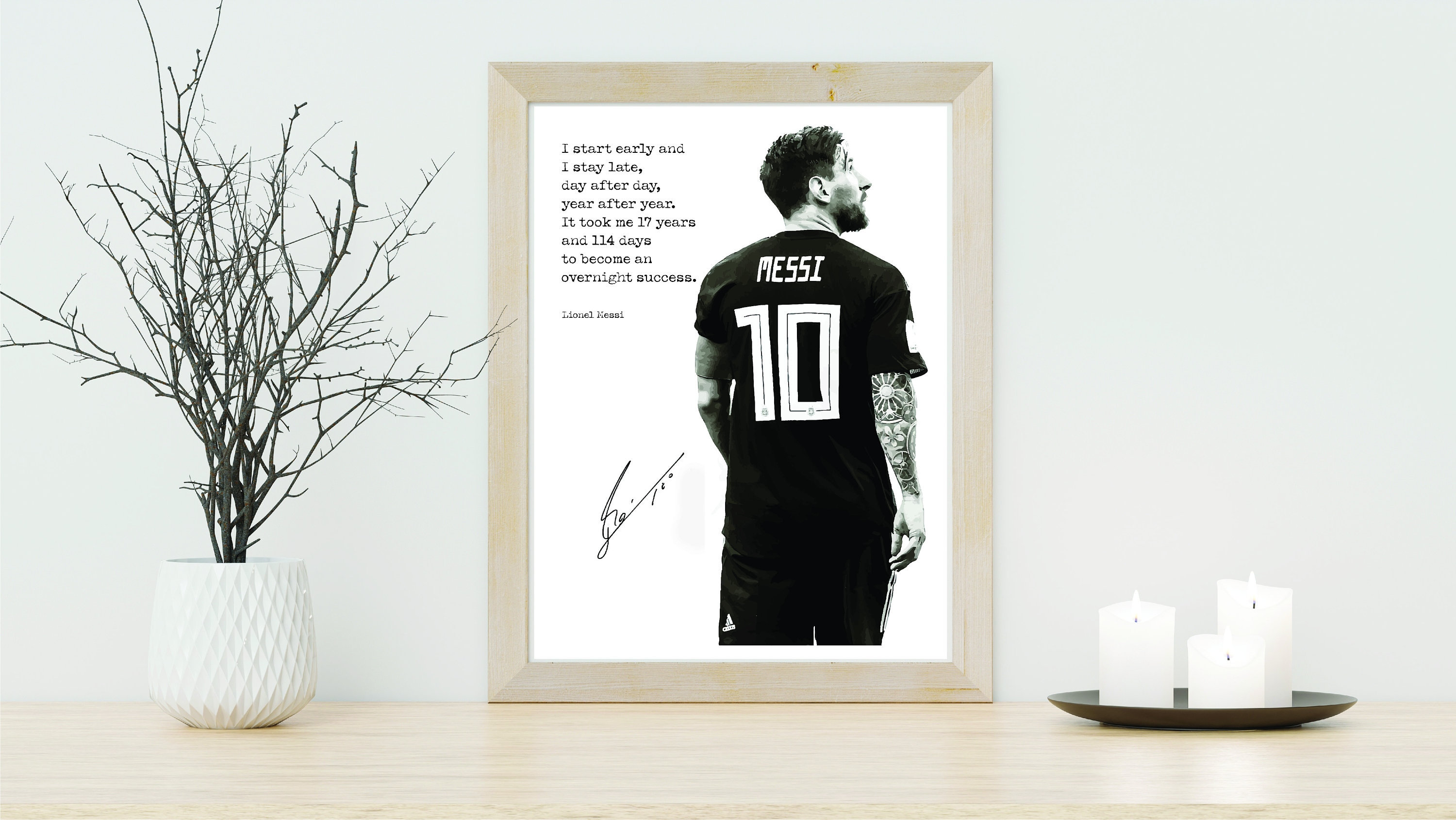 Lionel Messi Argentina National Team Poster, Lionel Messi Poster ...