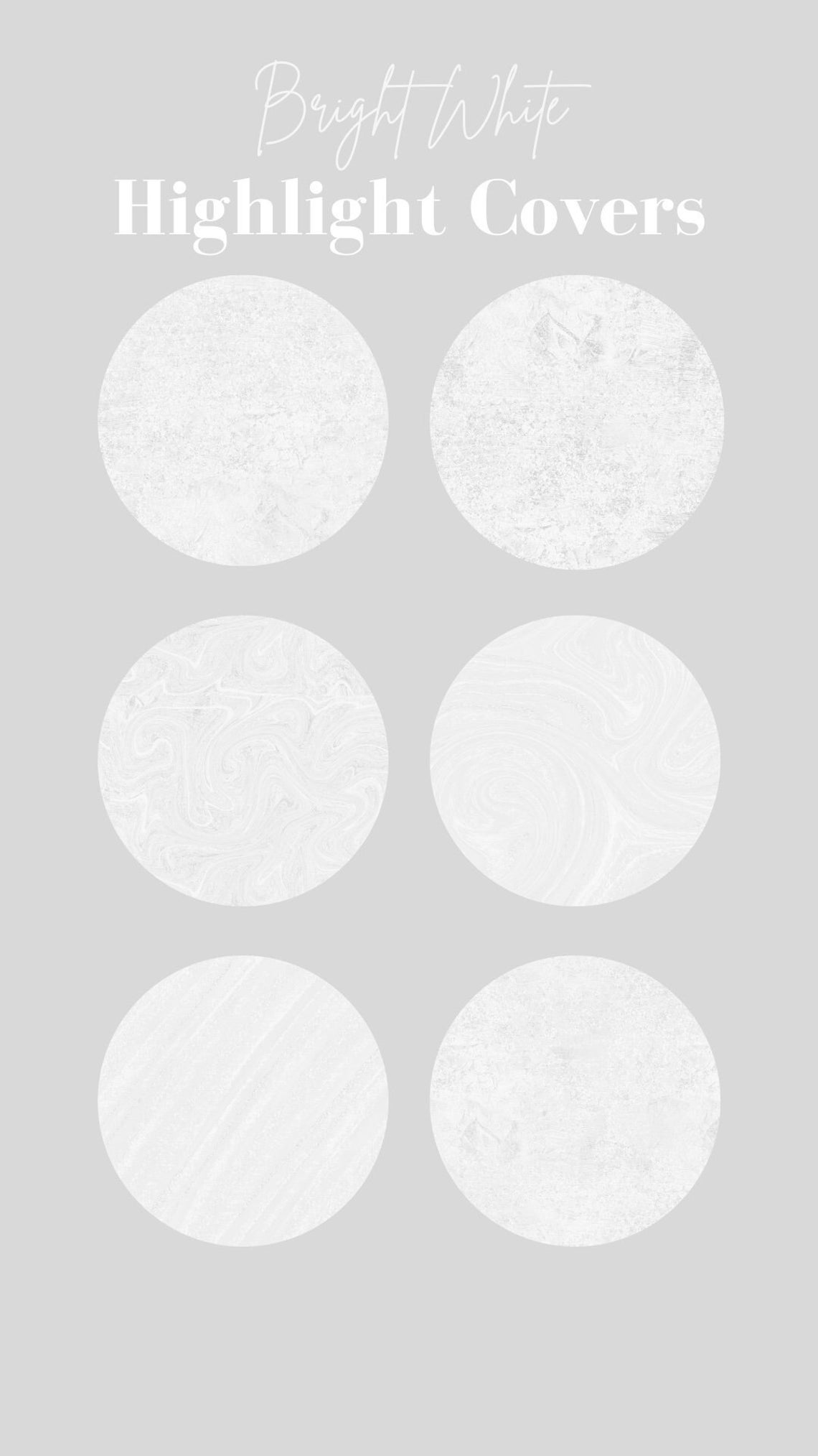 Bright White Instagram Highlight Covers | Instagram Highlight Covers ...