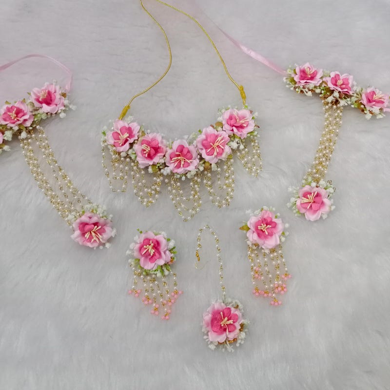 Flower Jewelry Haldi - Etsy