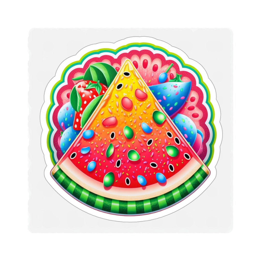 Watermelon Sticker, Watermelon Decor, Watermelon Decal, Watermelon ...