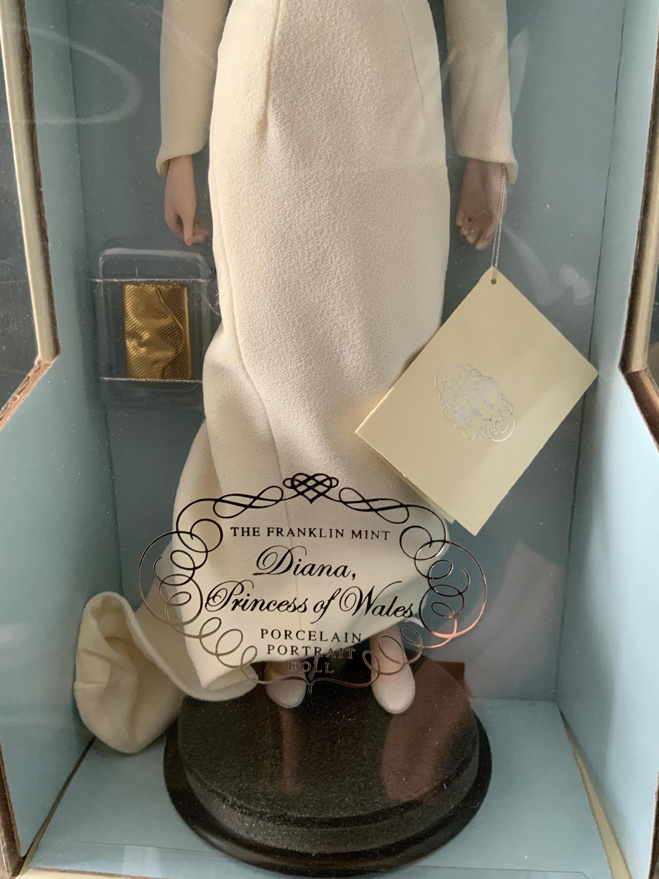 Vintage Franklin Mint Princess Diana Porcelain Doll “princess of ...