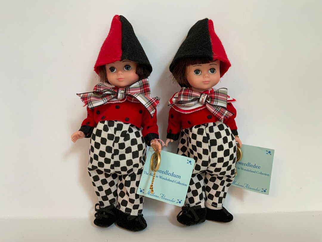 Vintage Madame Alexander tweedle Dee and Tweedle Dum Dolls - Etsy