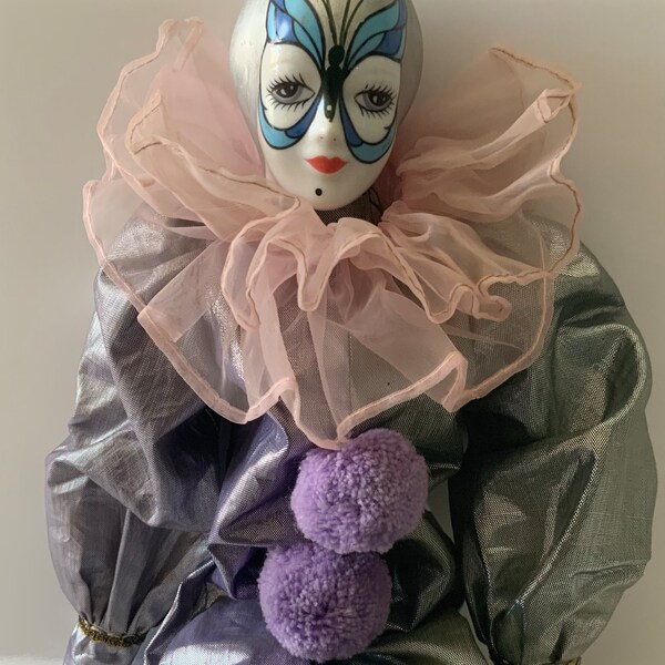 Porcelain Mime Doll - Etsy