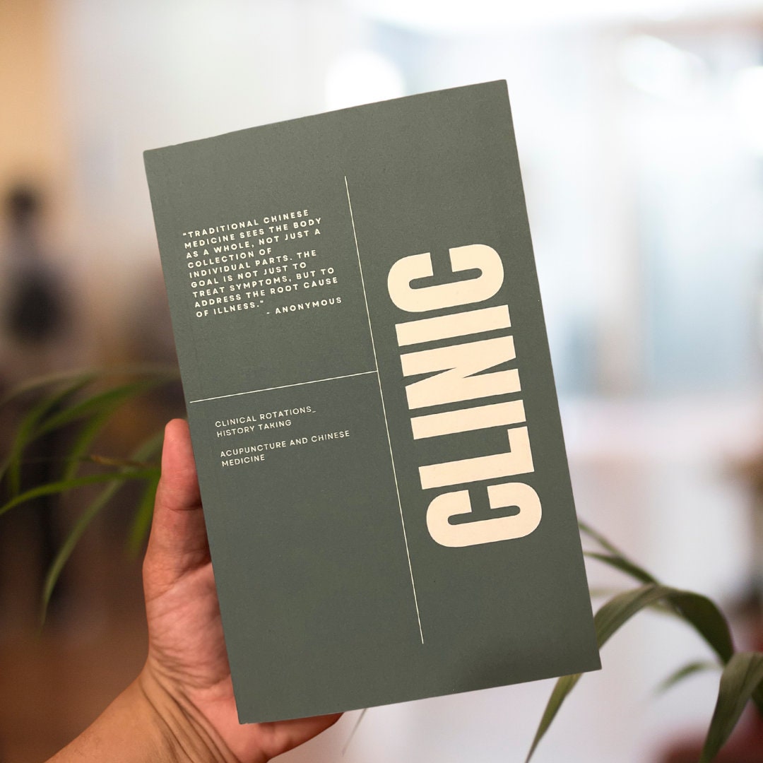 Clinic Notebook_complete TCM History Taking_green - Etsy