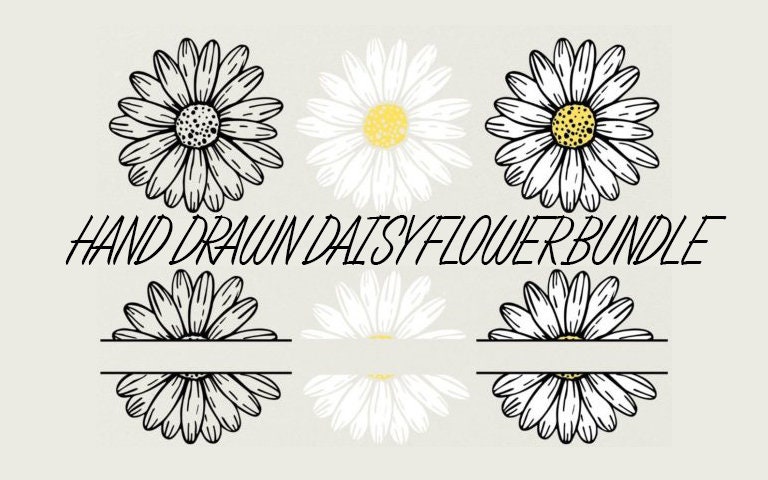 Daisy Flower, Daisy Flower SVG Bundle, Flower SGV, Daisy Clipart ...