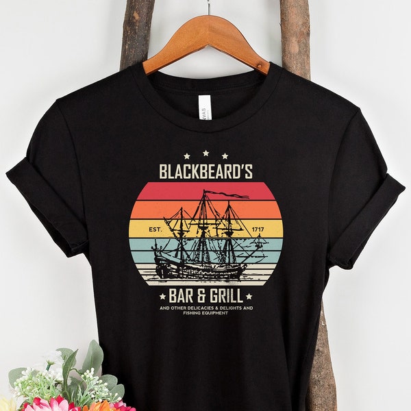 Blackbeard Bar and Grill Shirt - Etsy