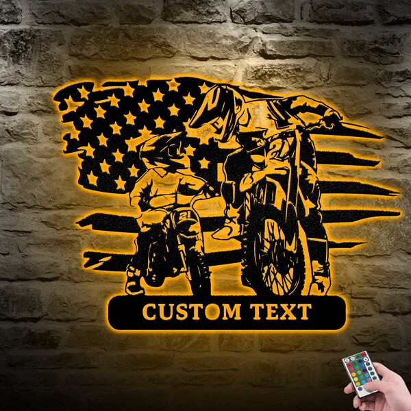 Dad and Son Biker Sign - Etsy