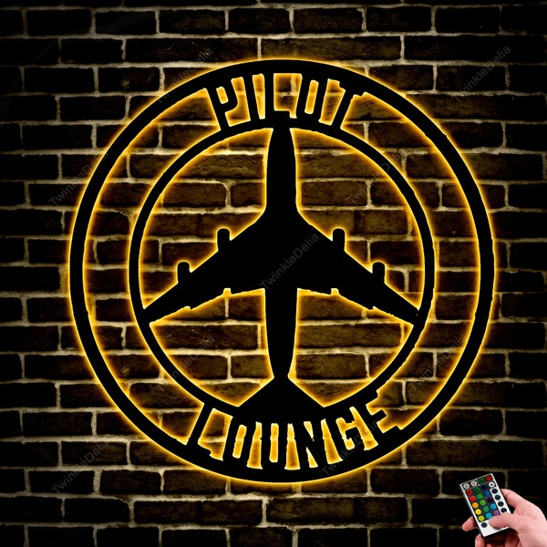 Airplane Hangar Neon Sign - Etsy