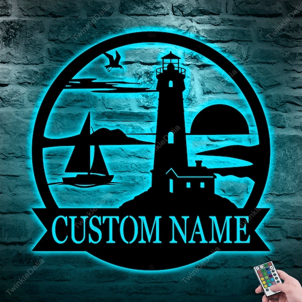 Metal Lighthouse - Etsy