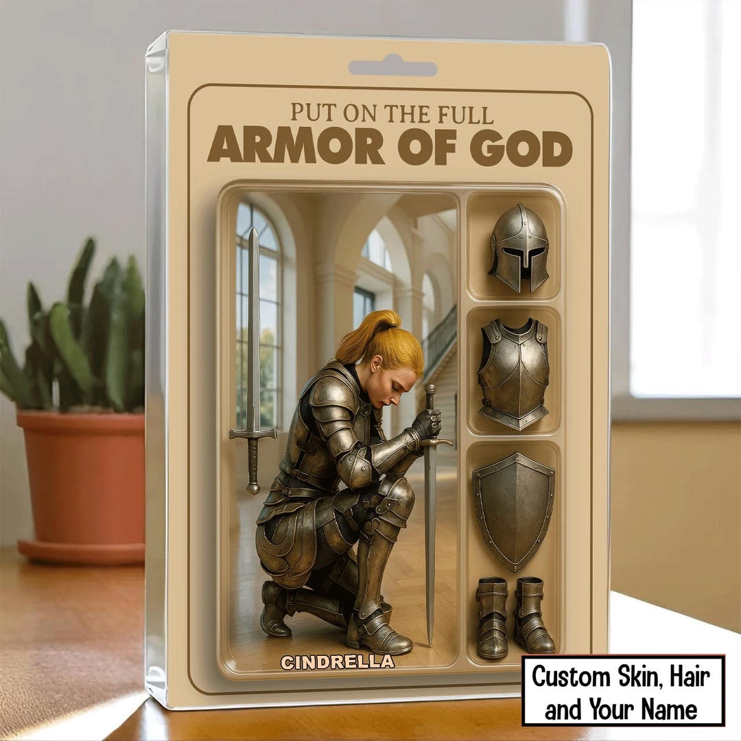 Custom Acrylic Block, Put the Full Armor of God, Acrylic Block, Prayer ...