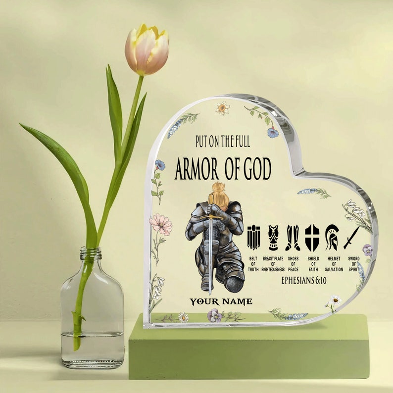 Custom Acrylic Plaque: Armor of God, Personalized Christian Gift - Etsy