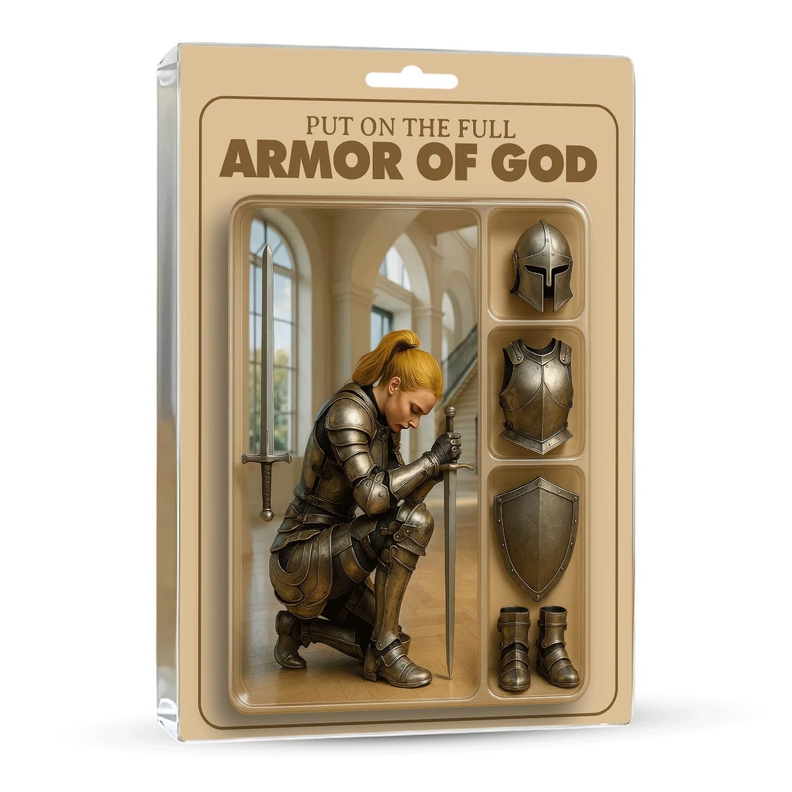 Custom Acrylic Block, Put the Full Armor of God, Acrylic Block, Prayer ...